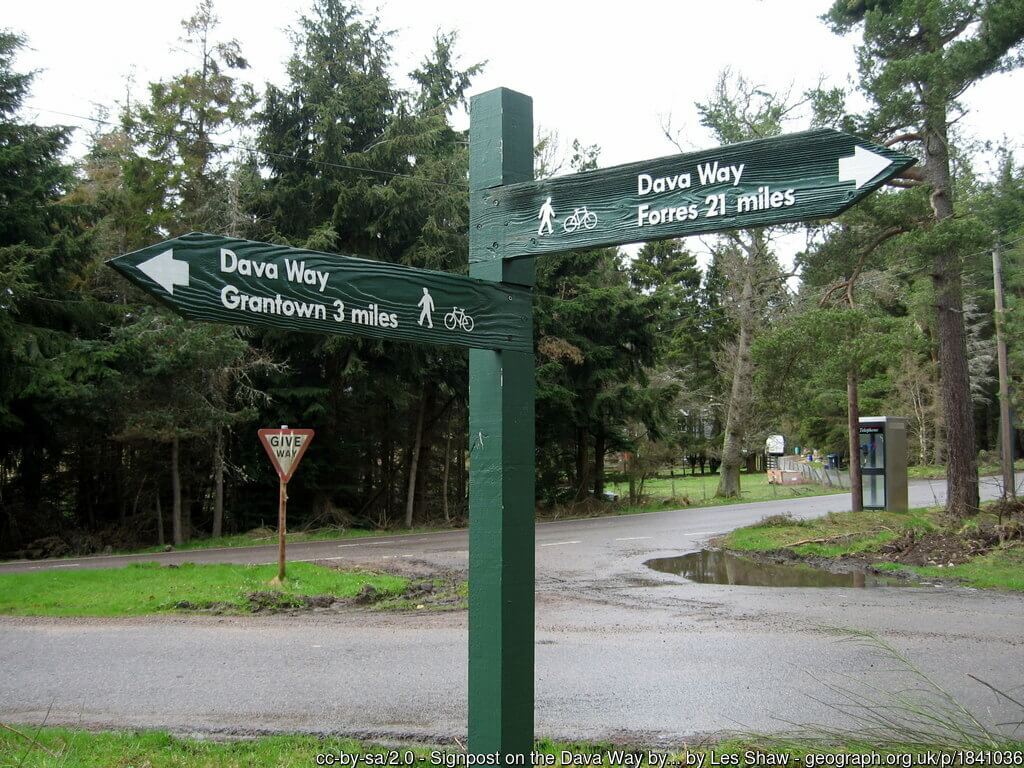 The Dava Way: Former Railway now Cycle & Walking Trail